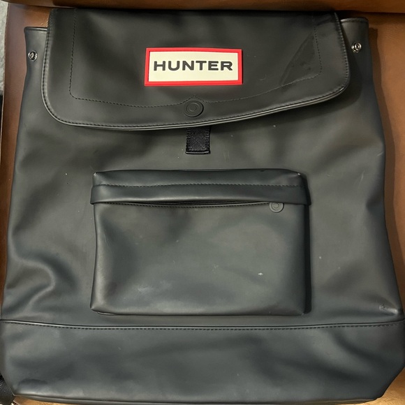 Hunter | Bags | Hunter Black Backpack | Poshmark